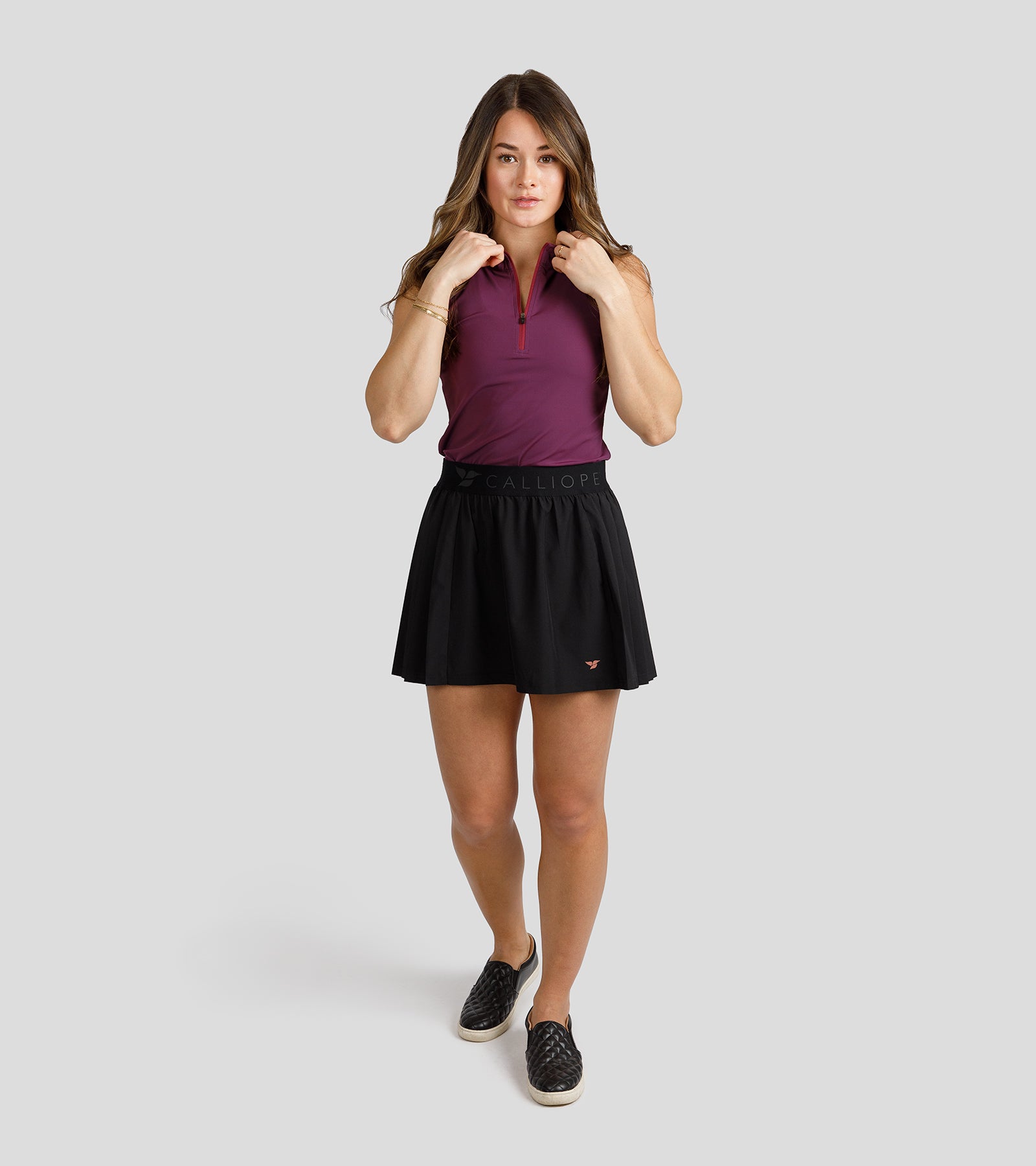 Kendall High Neck Polo – CALLIOPE GOLF